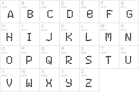 FontsMarket.com - Details of Exit font (for a film) font