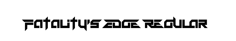 FontsMarket.com - Download Fatality's Edge Regular font for FREE